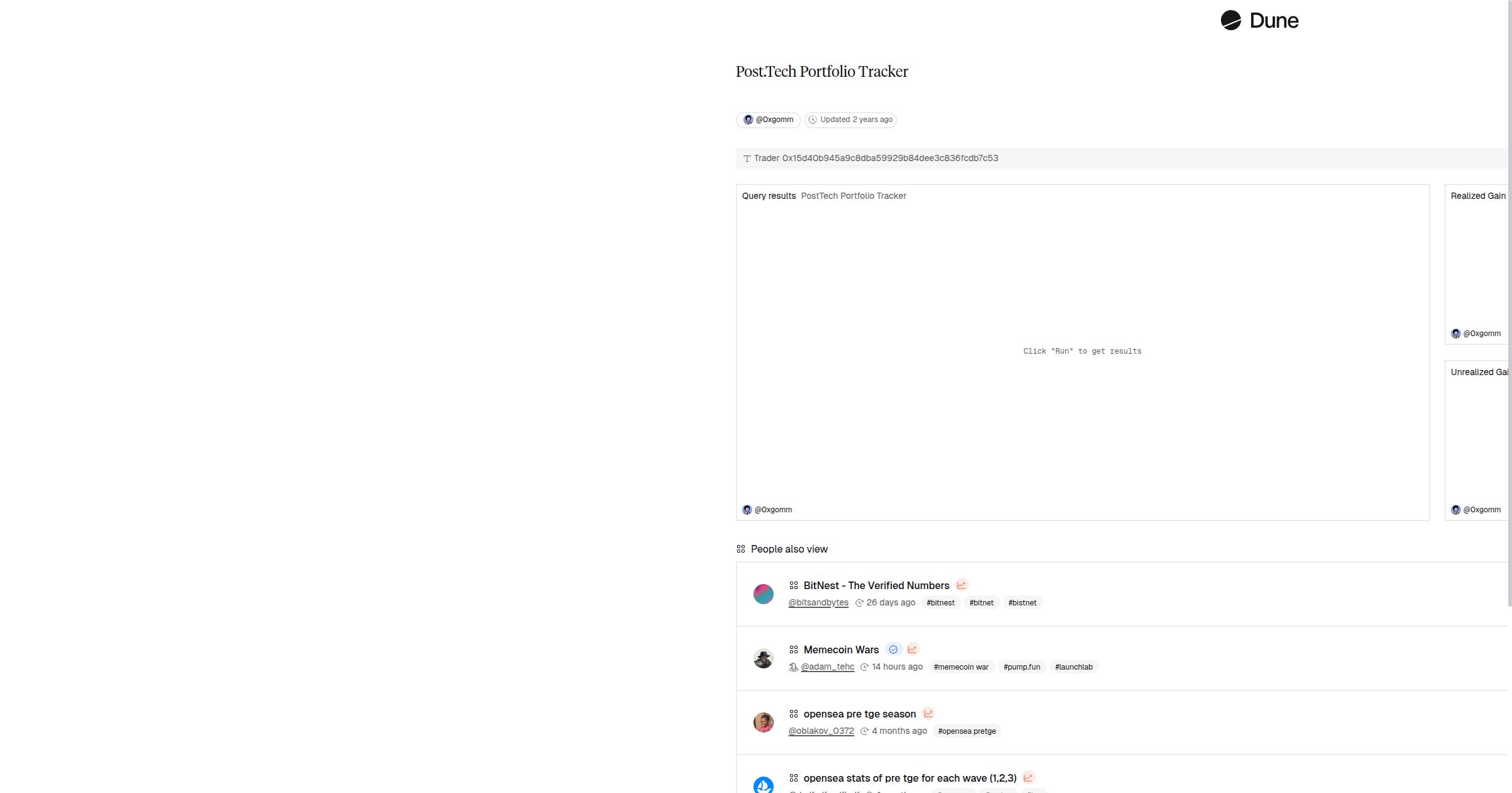 Post.Tech Portfolio Tracker