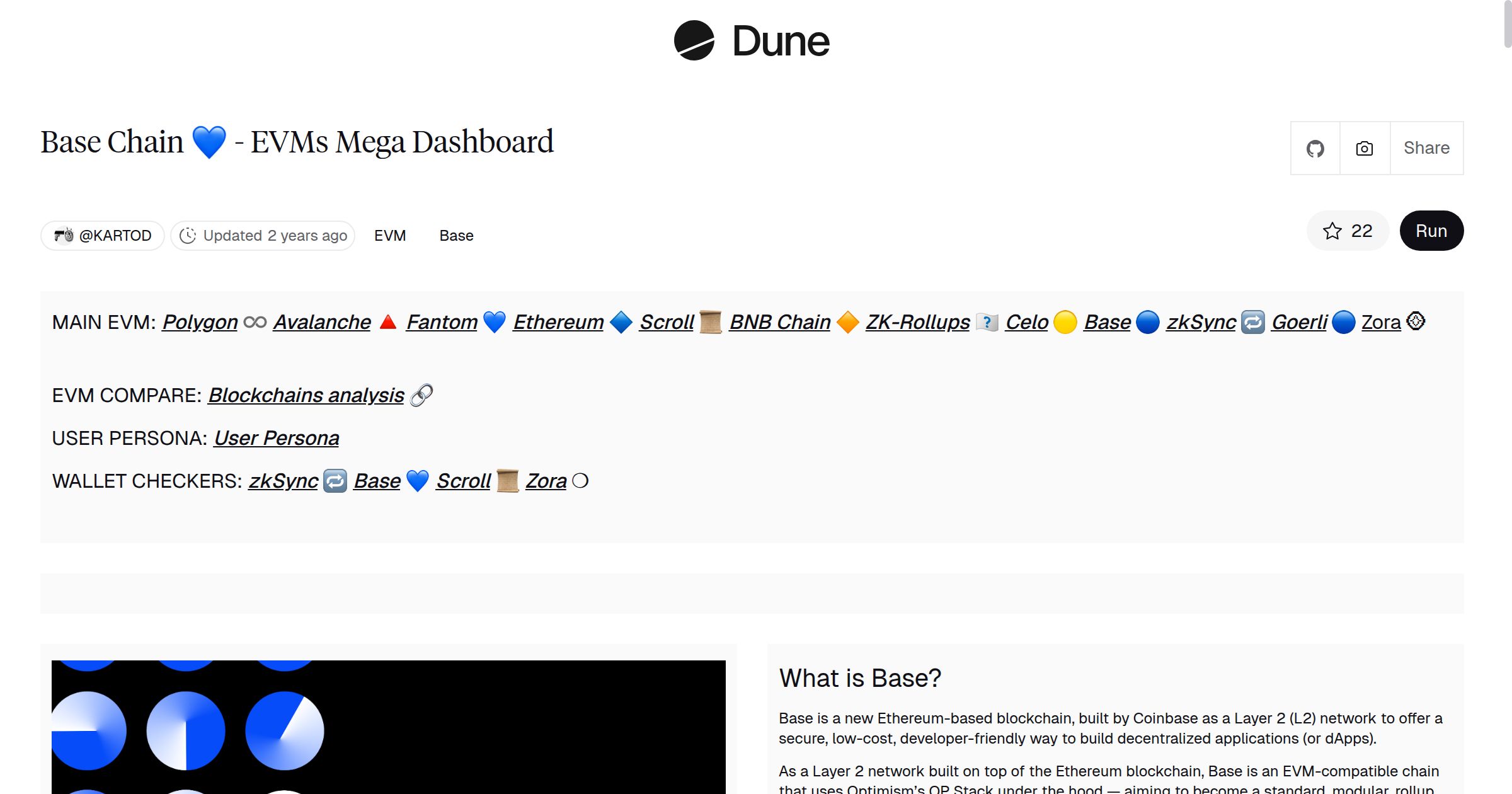 Base Chain 💙 - EVMs Mega Dashboard