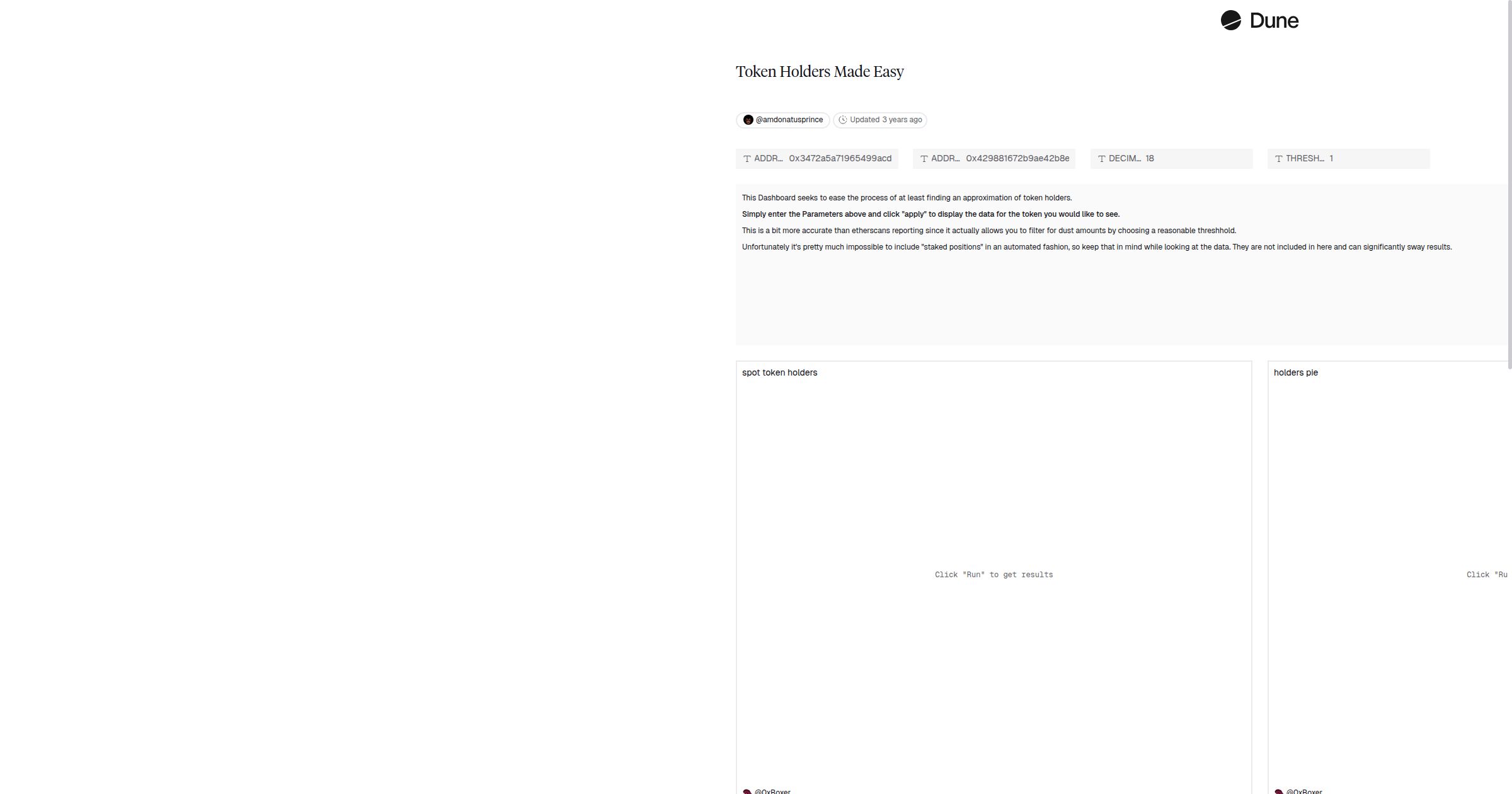 Token Holders Made Easy