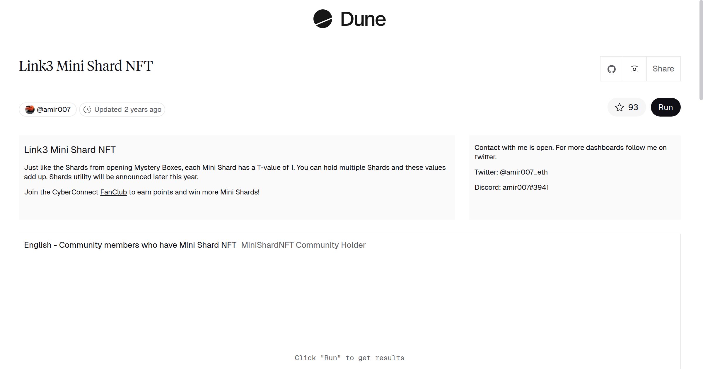 Link3 Mini Shard NFT