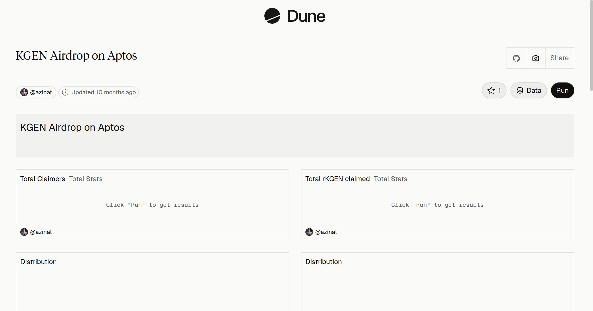 KGEN Airdrop on Aptos | Dune