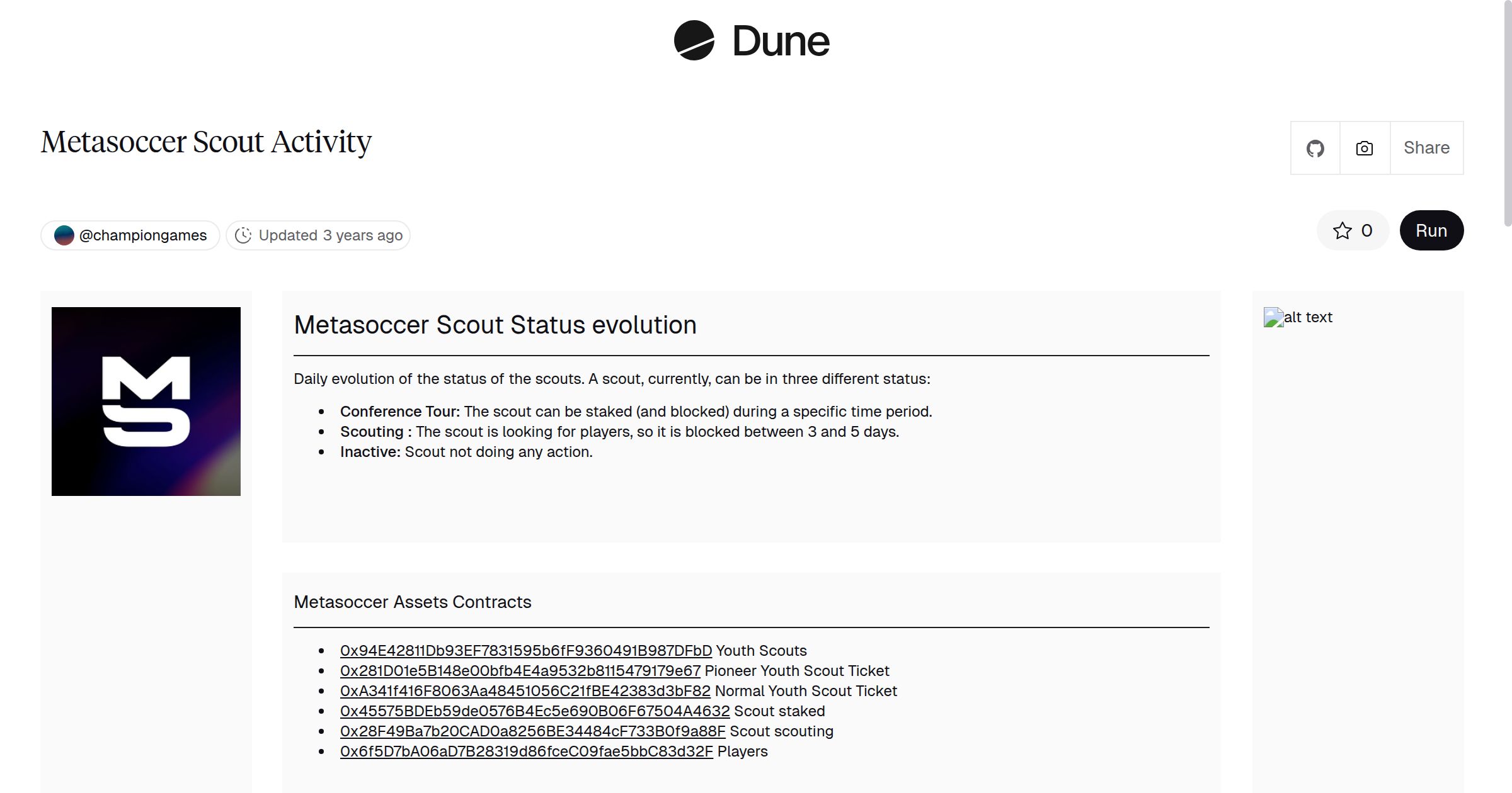 Metasoccer Scout Activity