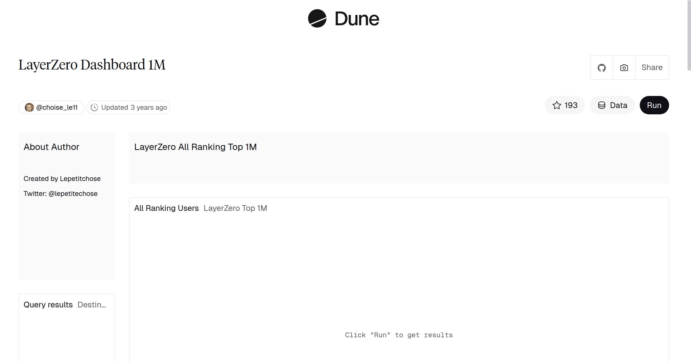 Layerzero Dashboard 1m