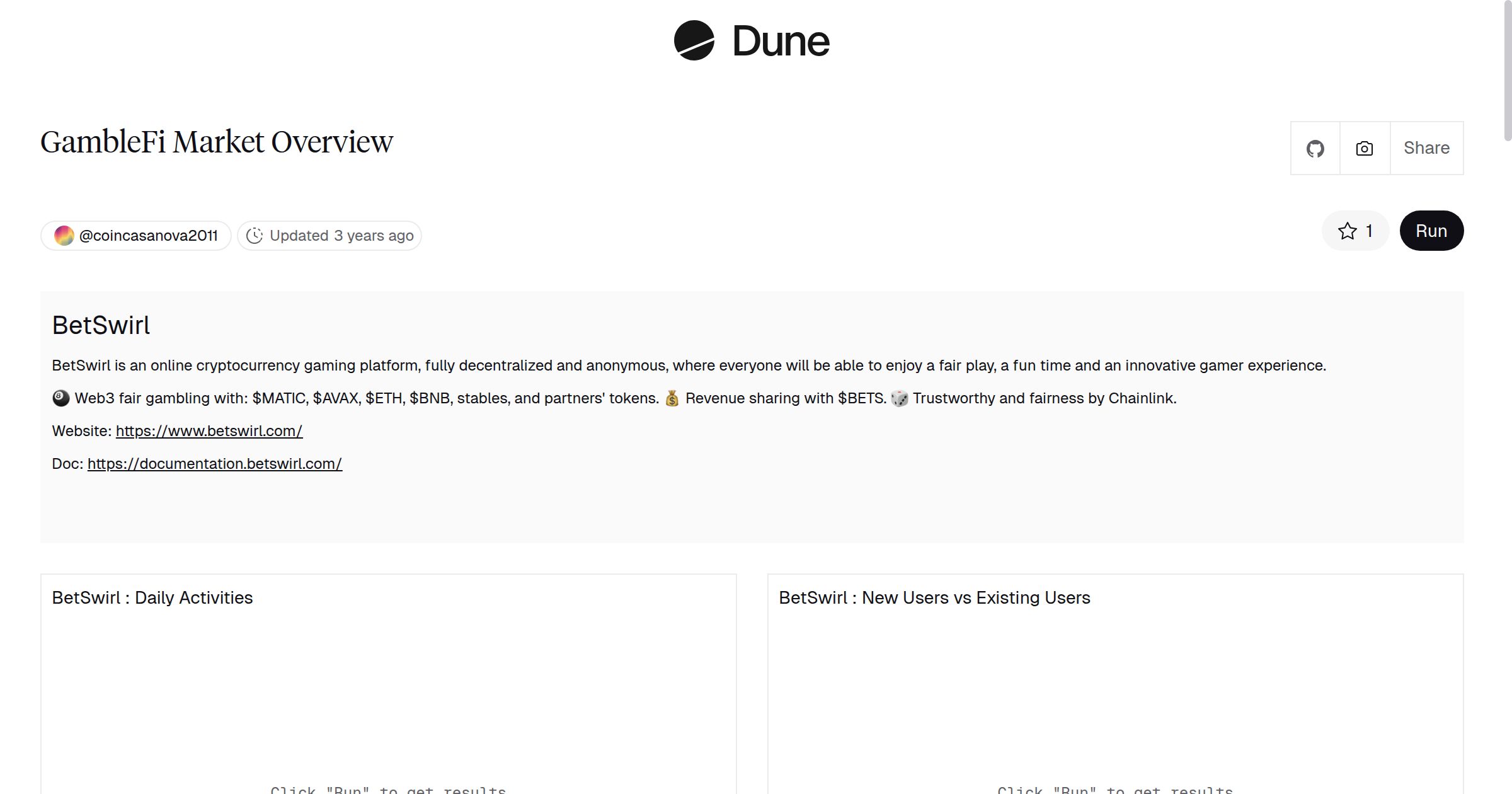GambleFi Market Overview