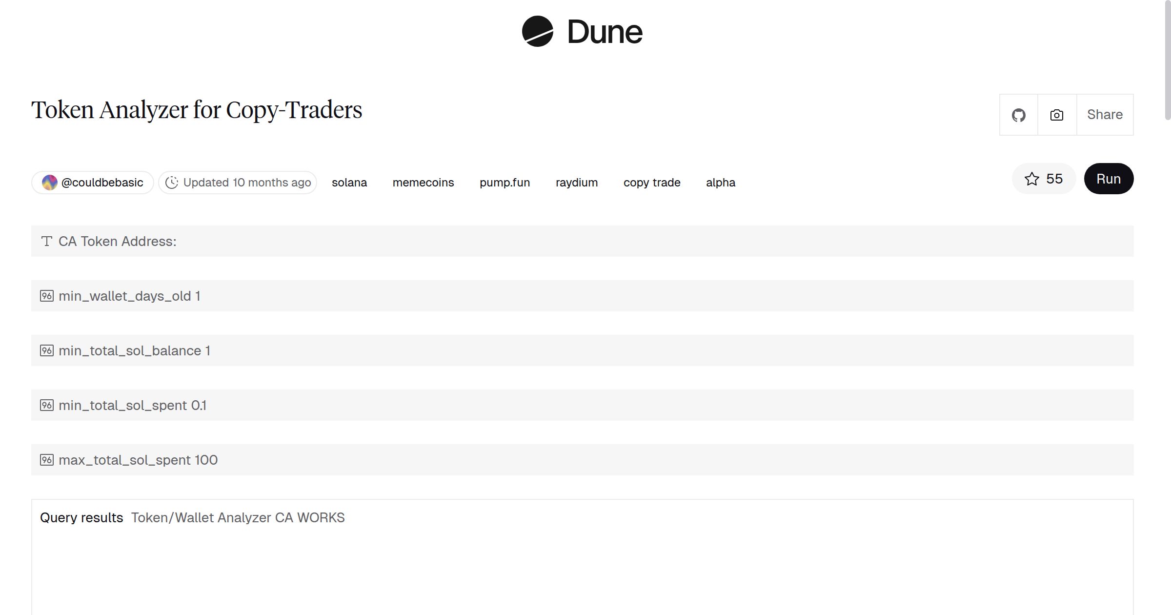 Token Analyzer for Copy-Traders