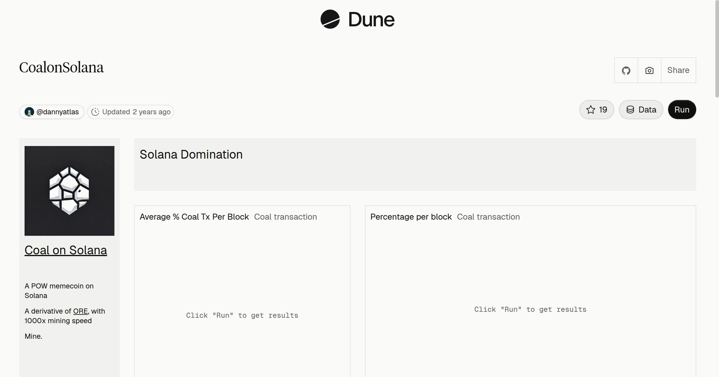 CoalonSolana | Dune