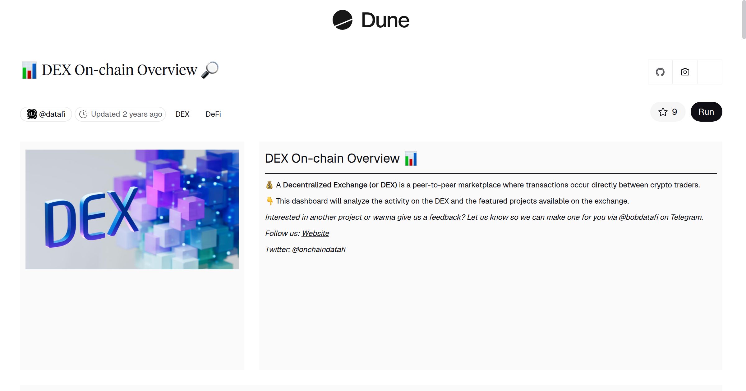 📊 DEX On-chain Overview 🔎