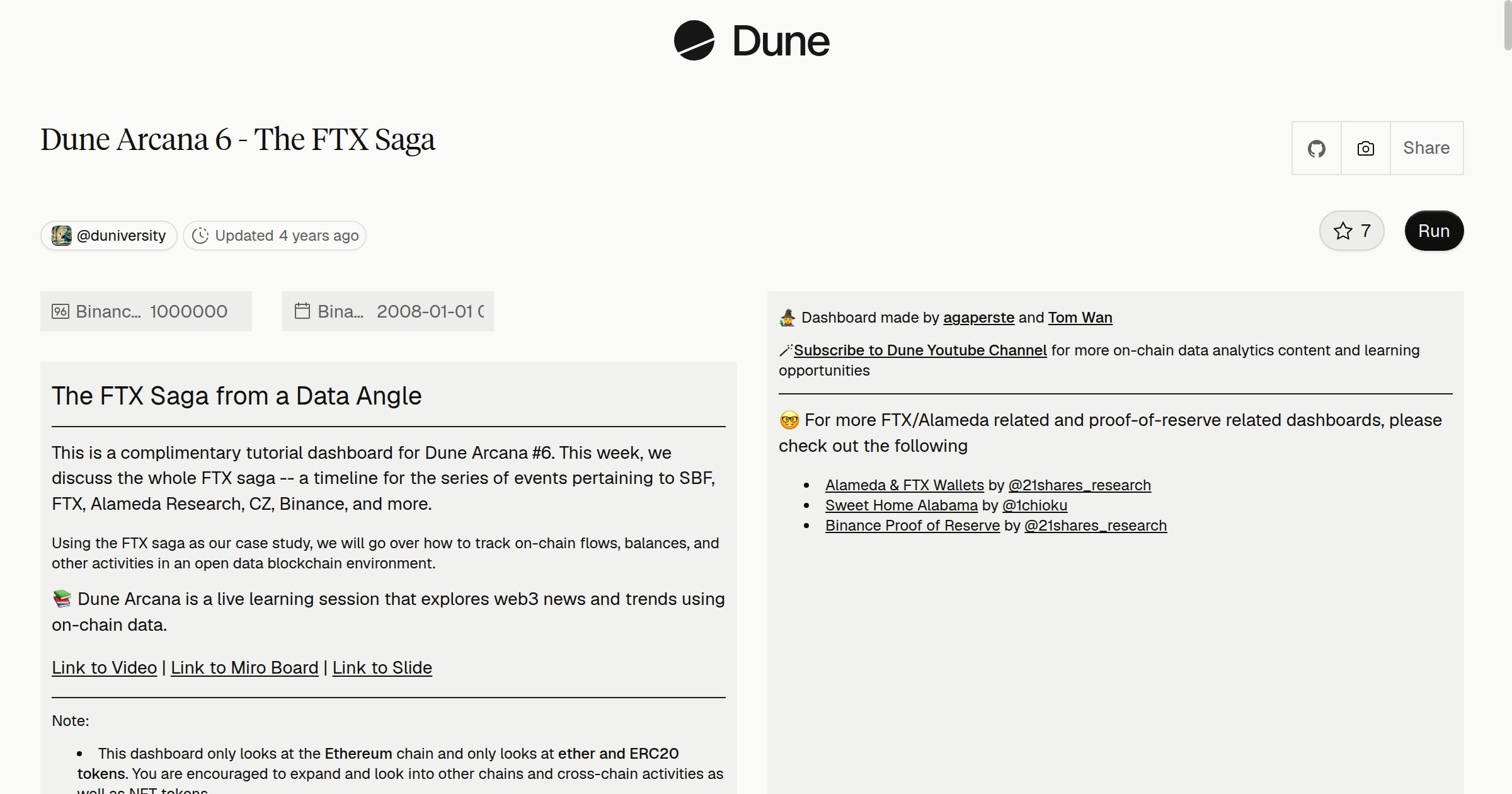Dune Arcana 6 - The FTX Saga | Dune