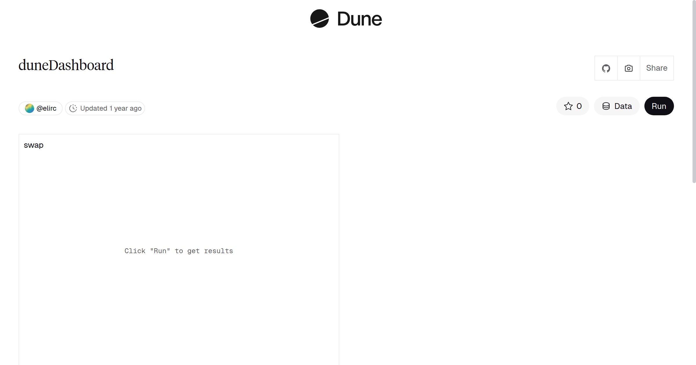 Dunedashboard