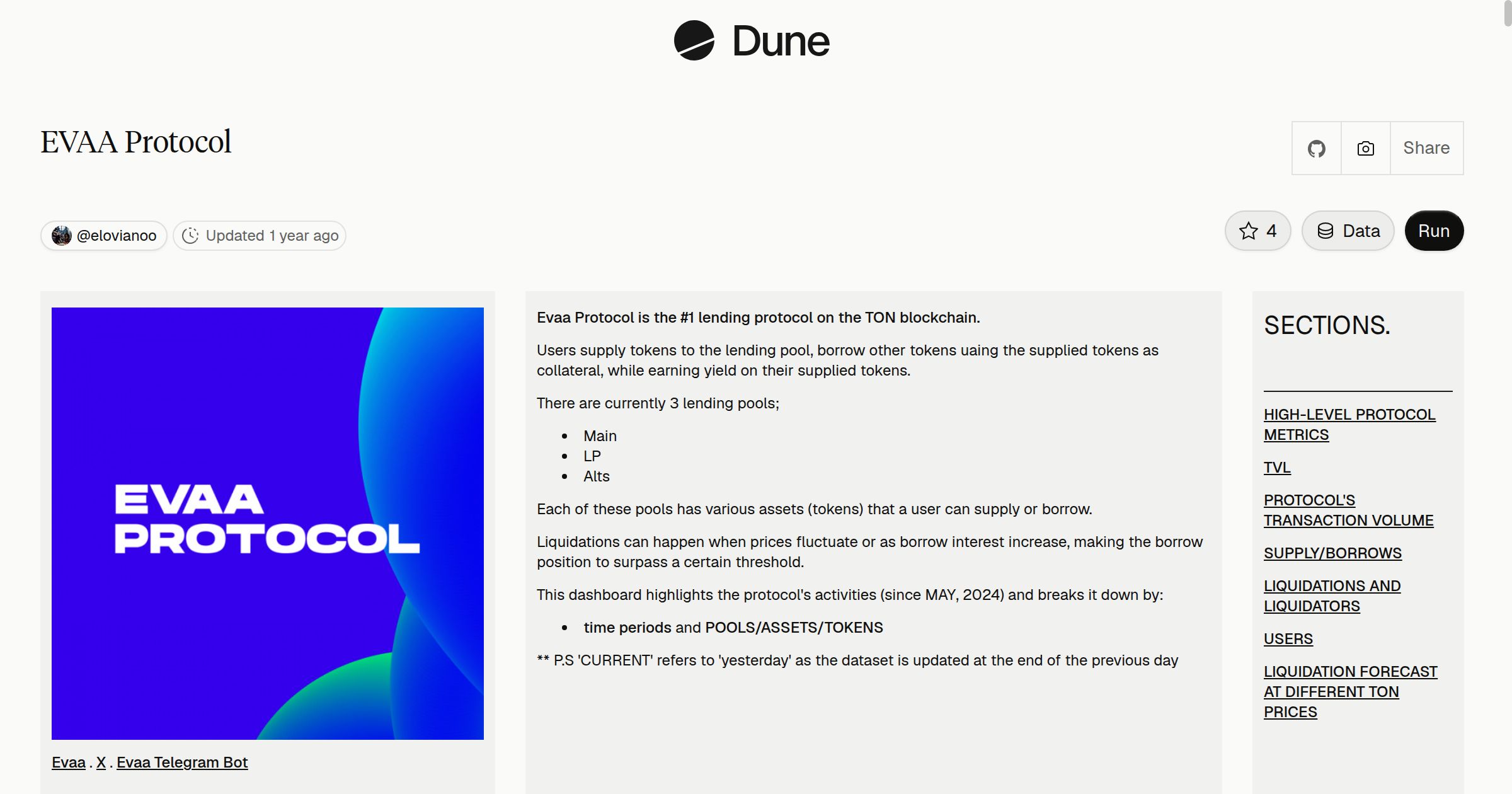 EVAA Protocol | Dune