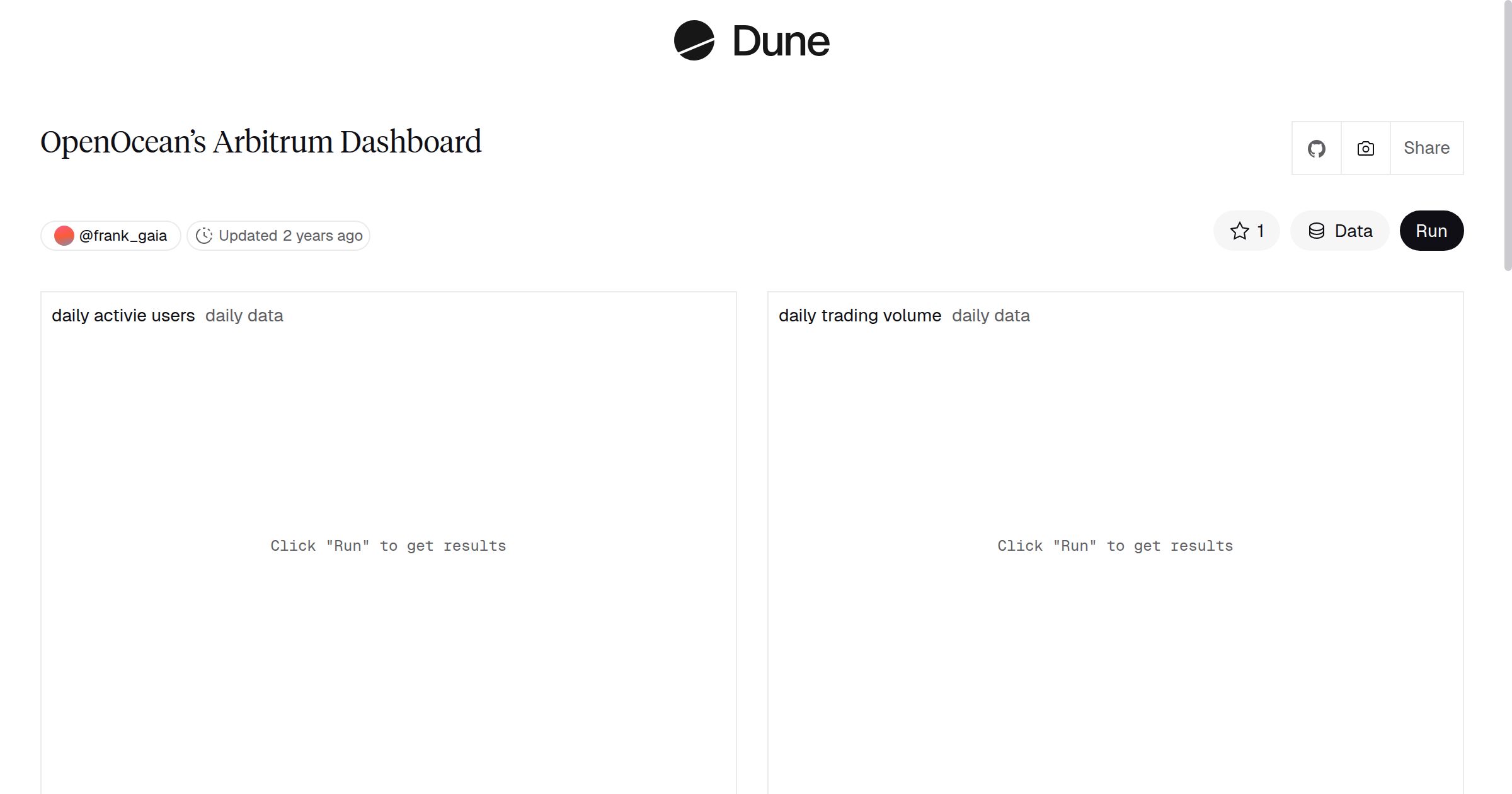 OpenOcean’s Arbitrum Dashboard