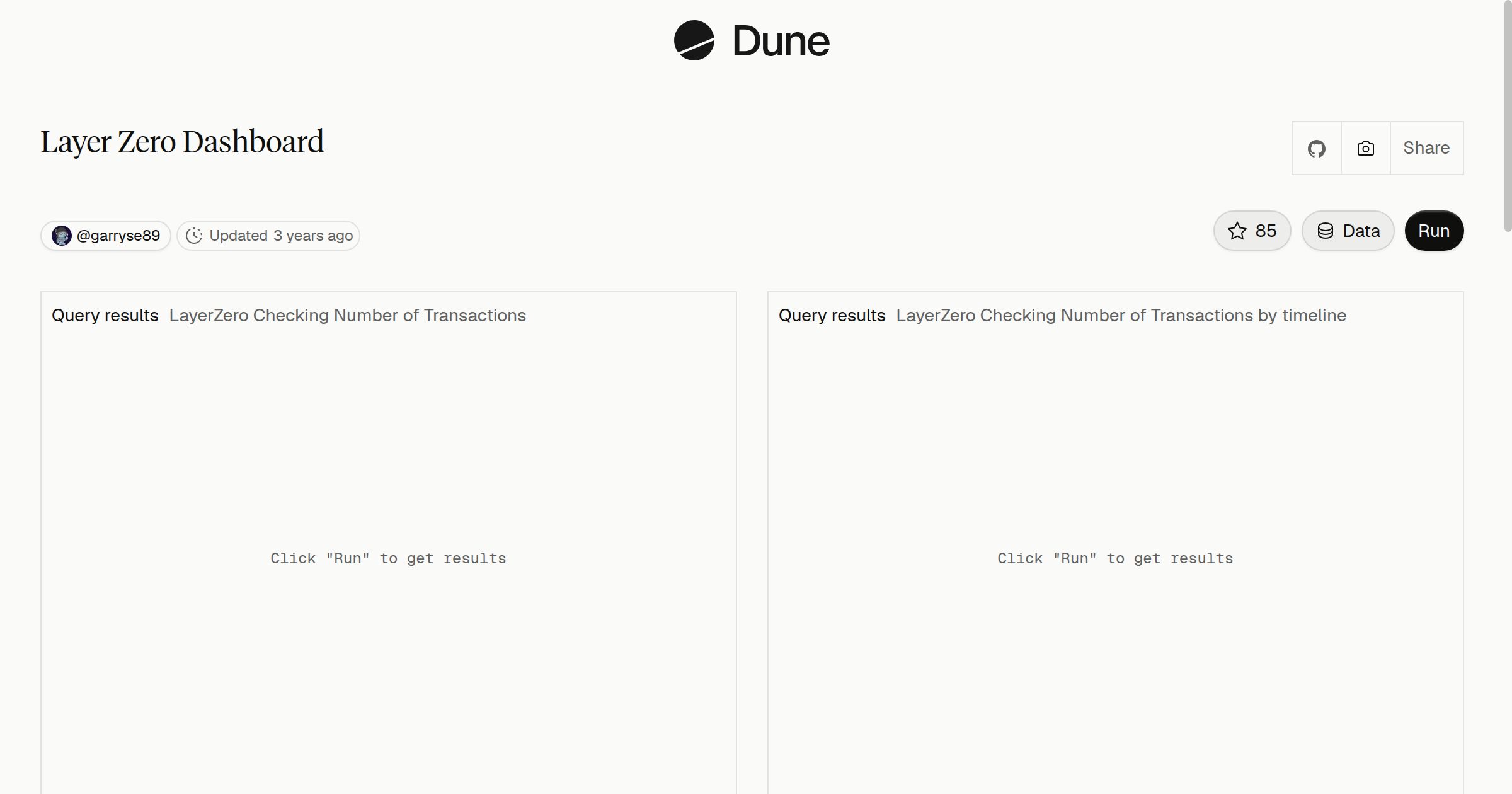 Layer Zero Dashboard | Dune