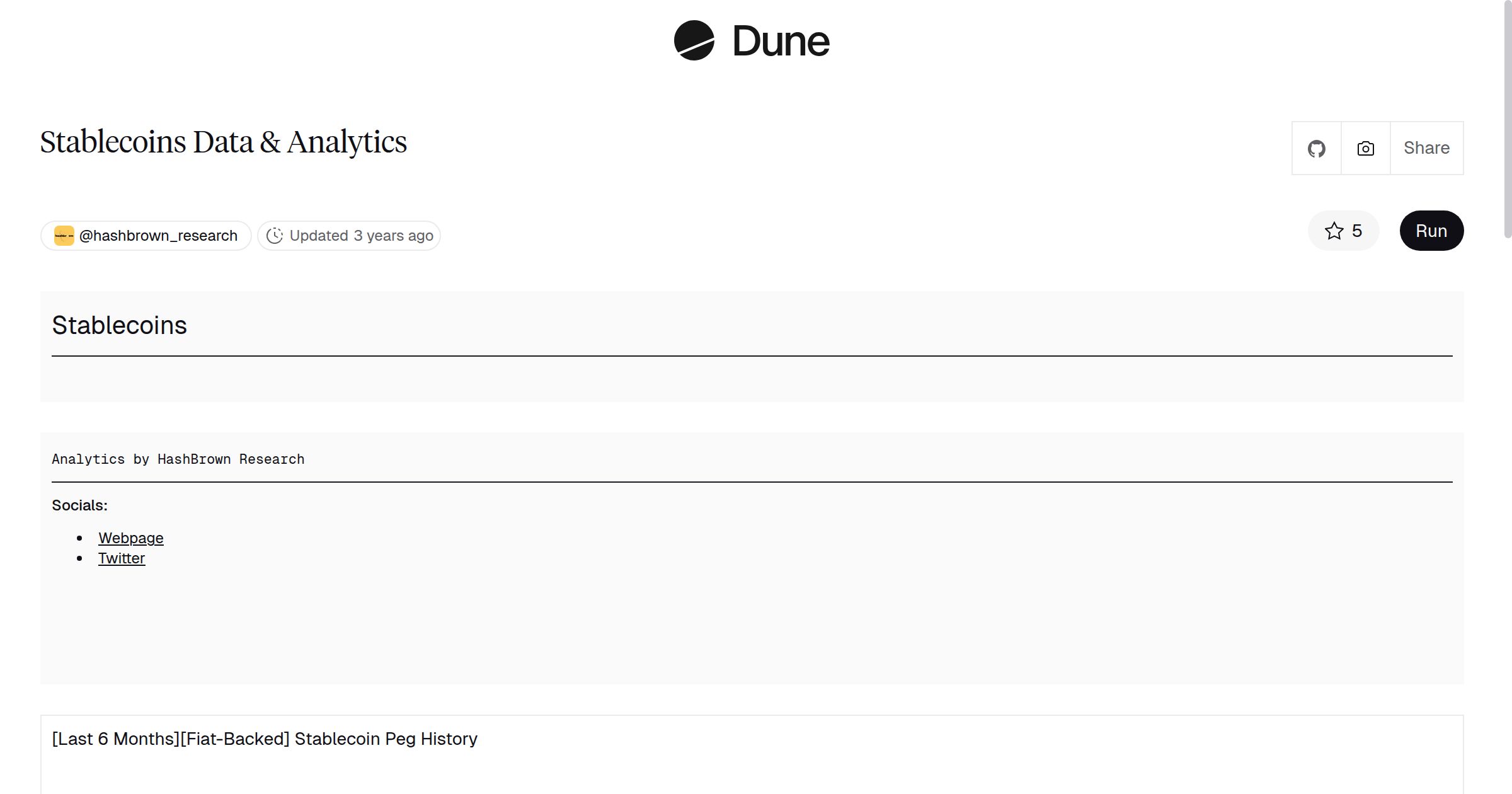 Stablecoins Data & Analytics