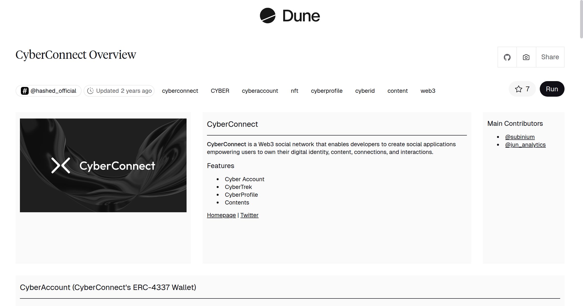 CyberConnect Overview