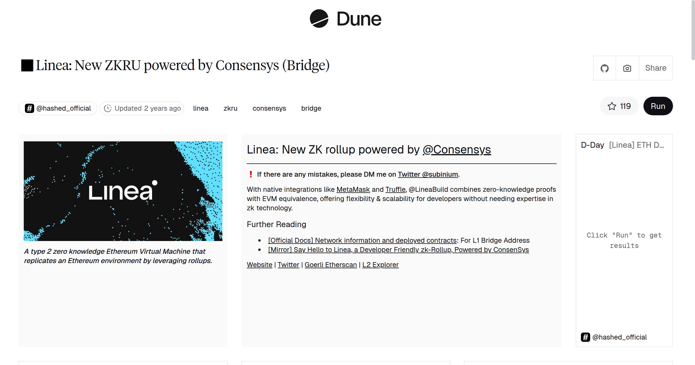 ️Linea: New ZKRU powered by Consensys (Bridge)