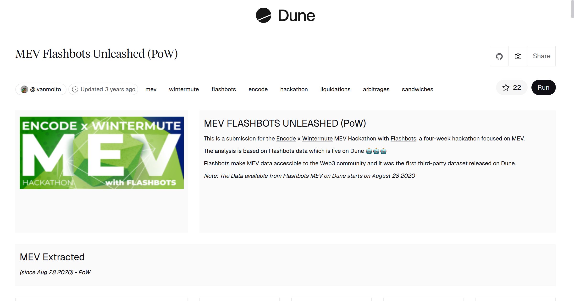 MEV Flashbots Unleashed (PoW)