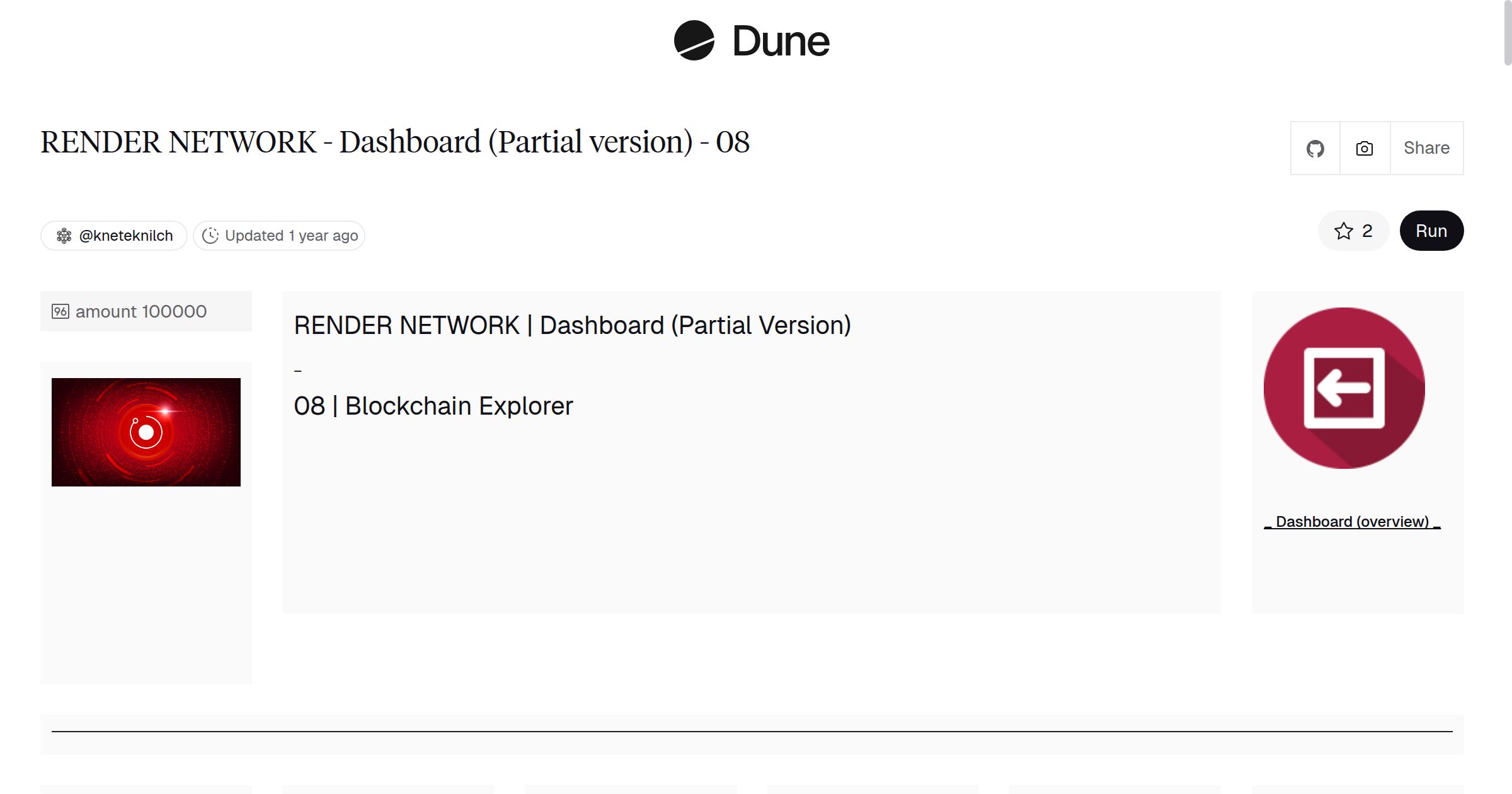 RENDER NETWORK - Dashboard (Partial version) - 08