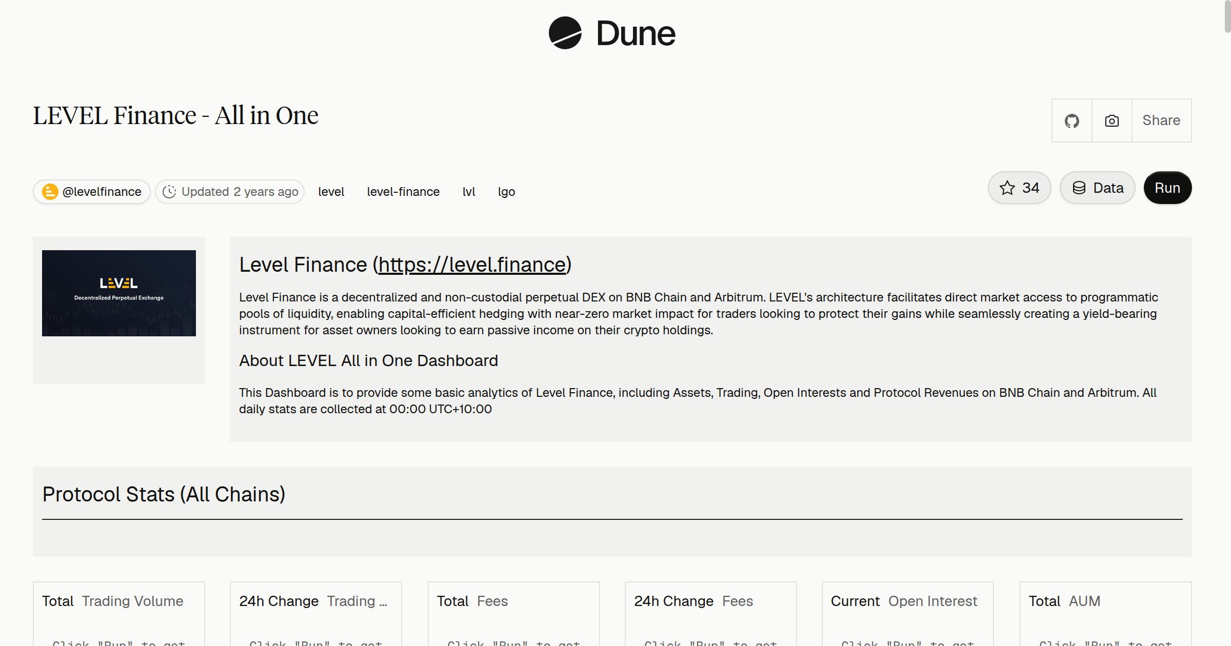 LEVEL Finance - All in One | Dune