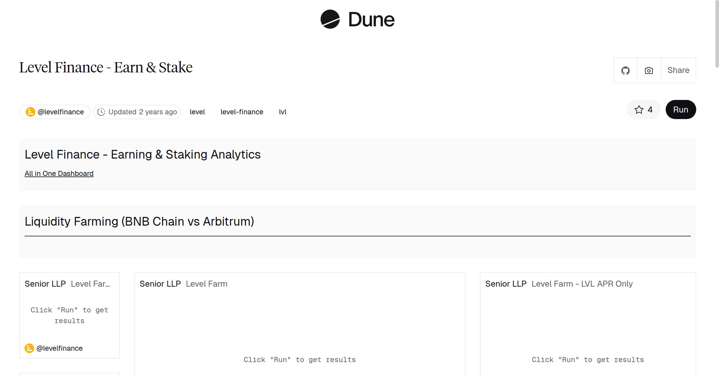 Level Finance - Earn & Stake