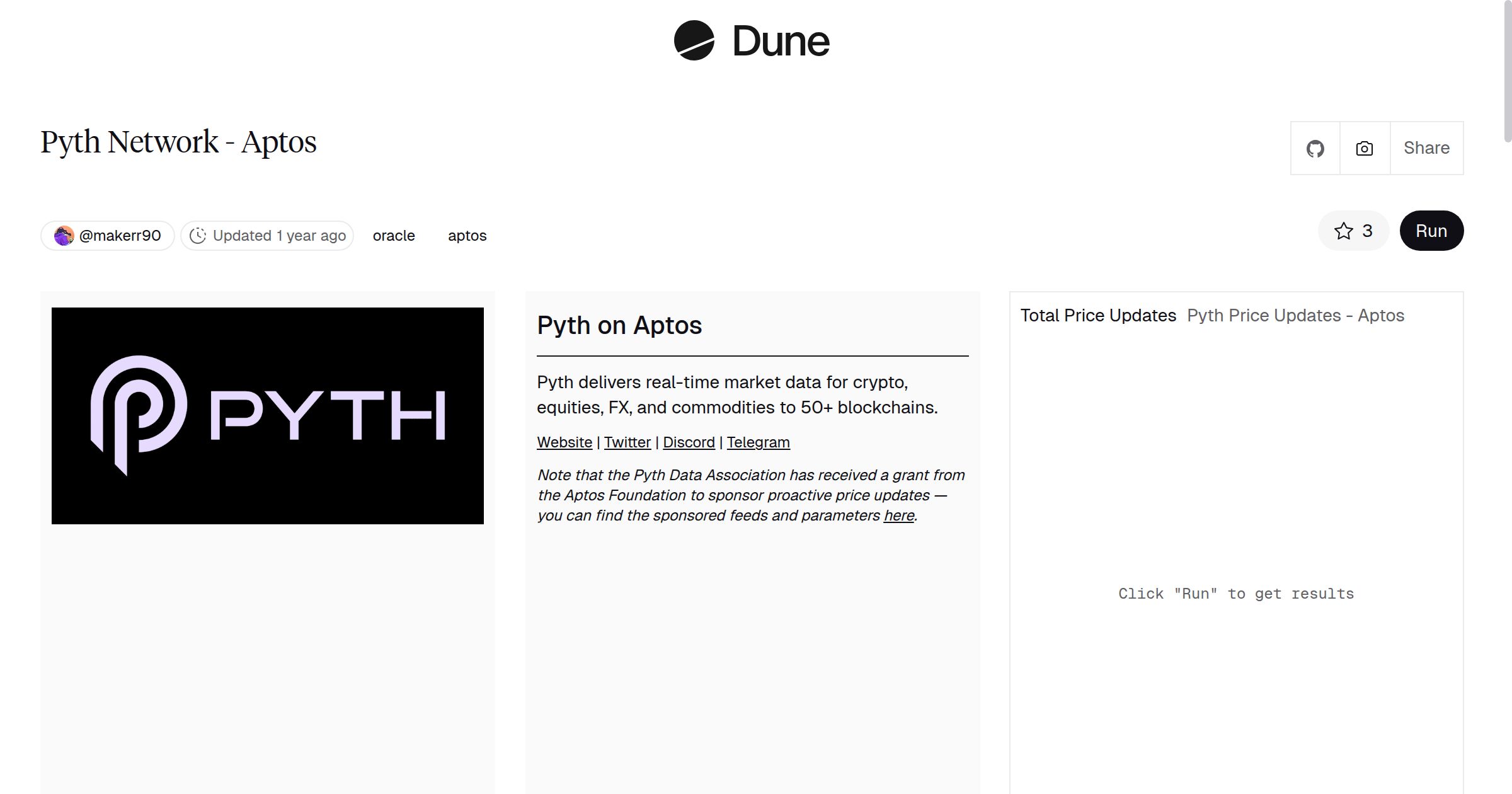 Pyth Network - Aptos