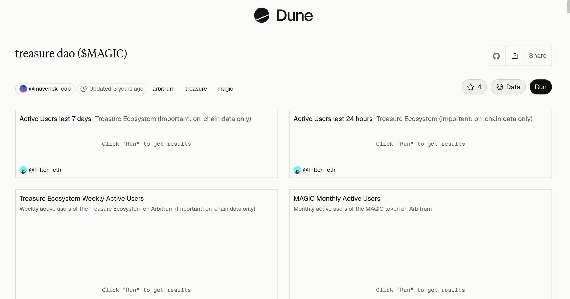 treasure dao ($MAGIC) | Dune