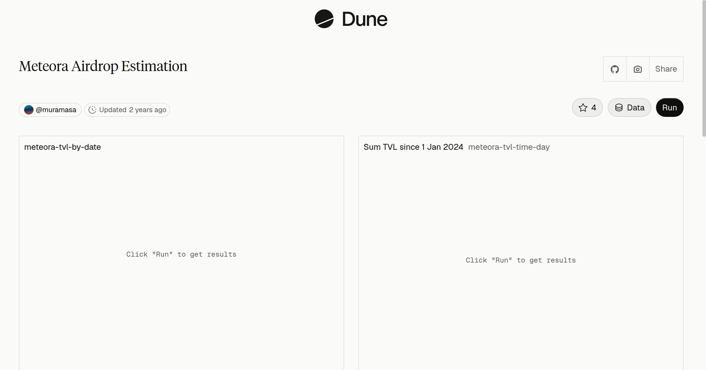 Meteora Airdrop Estimation | Dune