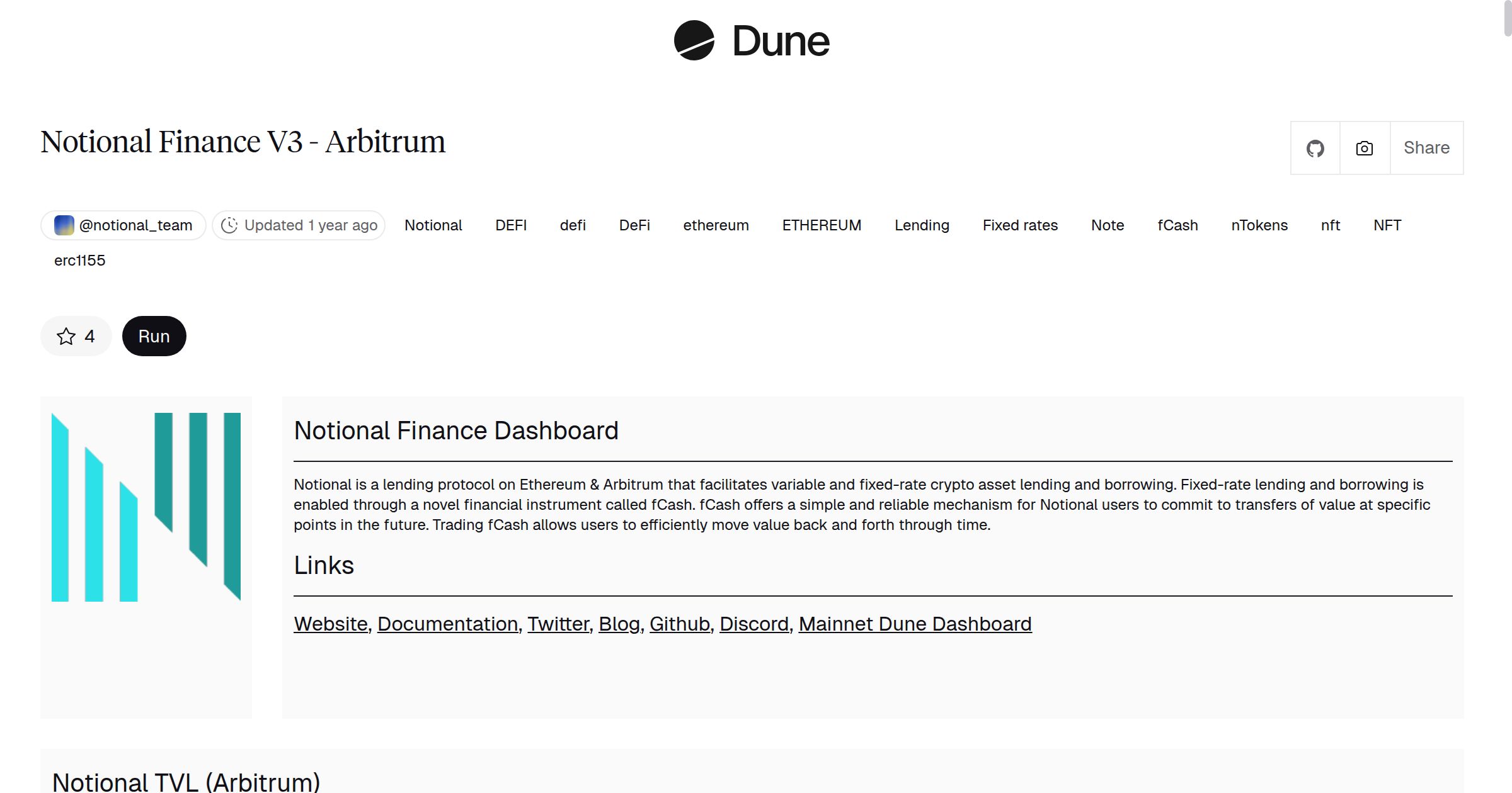 Notional Finance V3 - Arbitrum