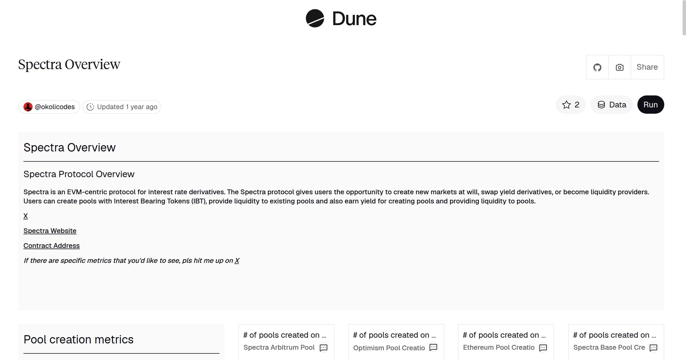 Spectra Overview | Dune