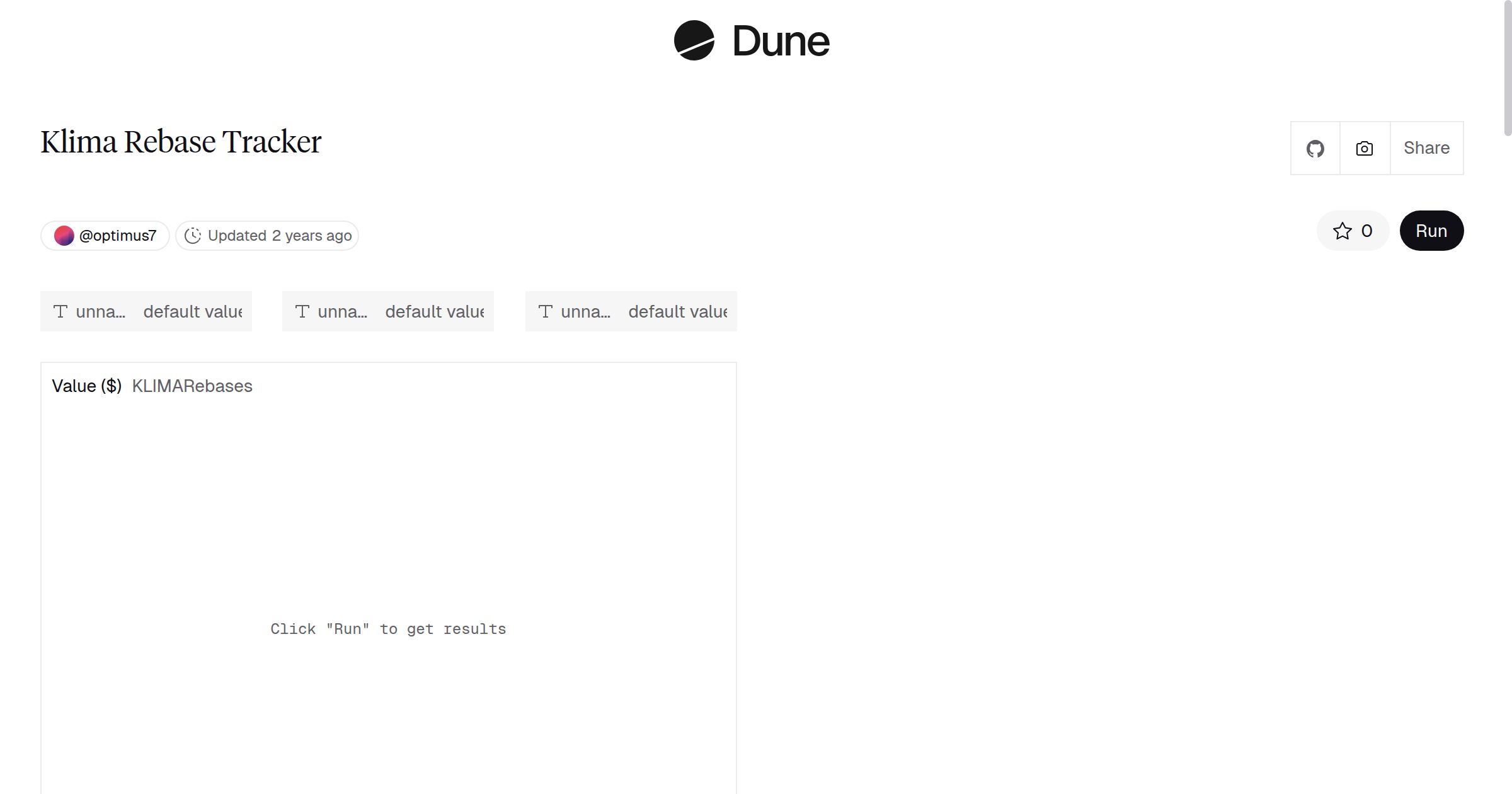 Klima Rebase Tracker