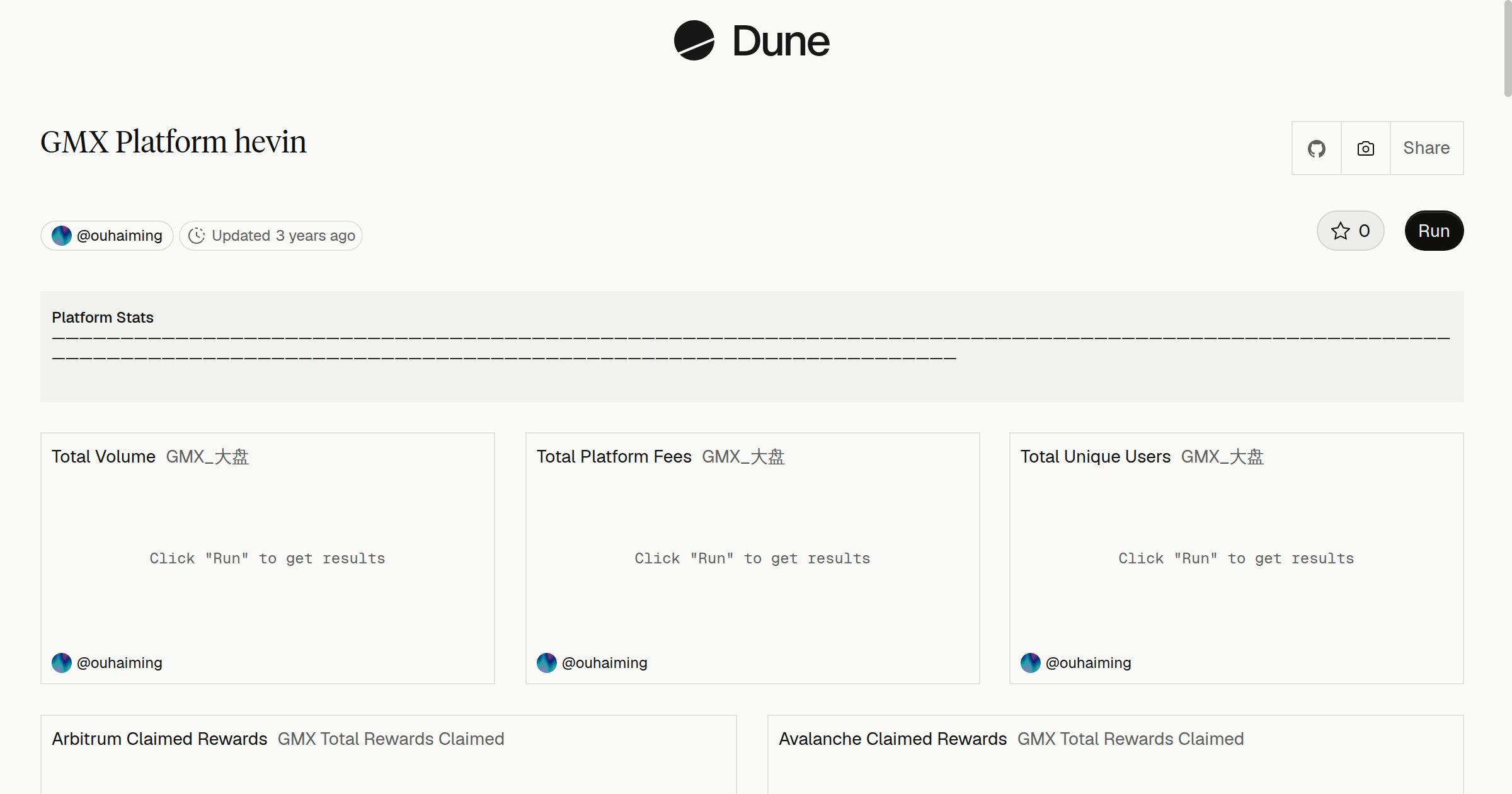 GMX Platform hevin | Dune