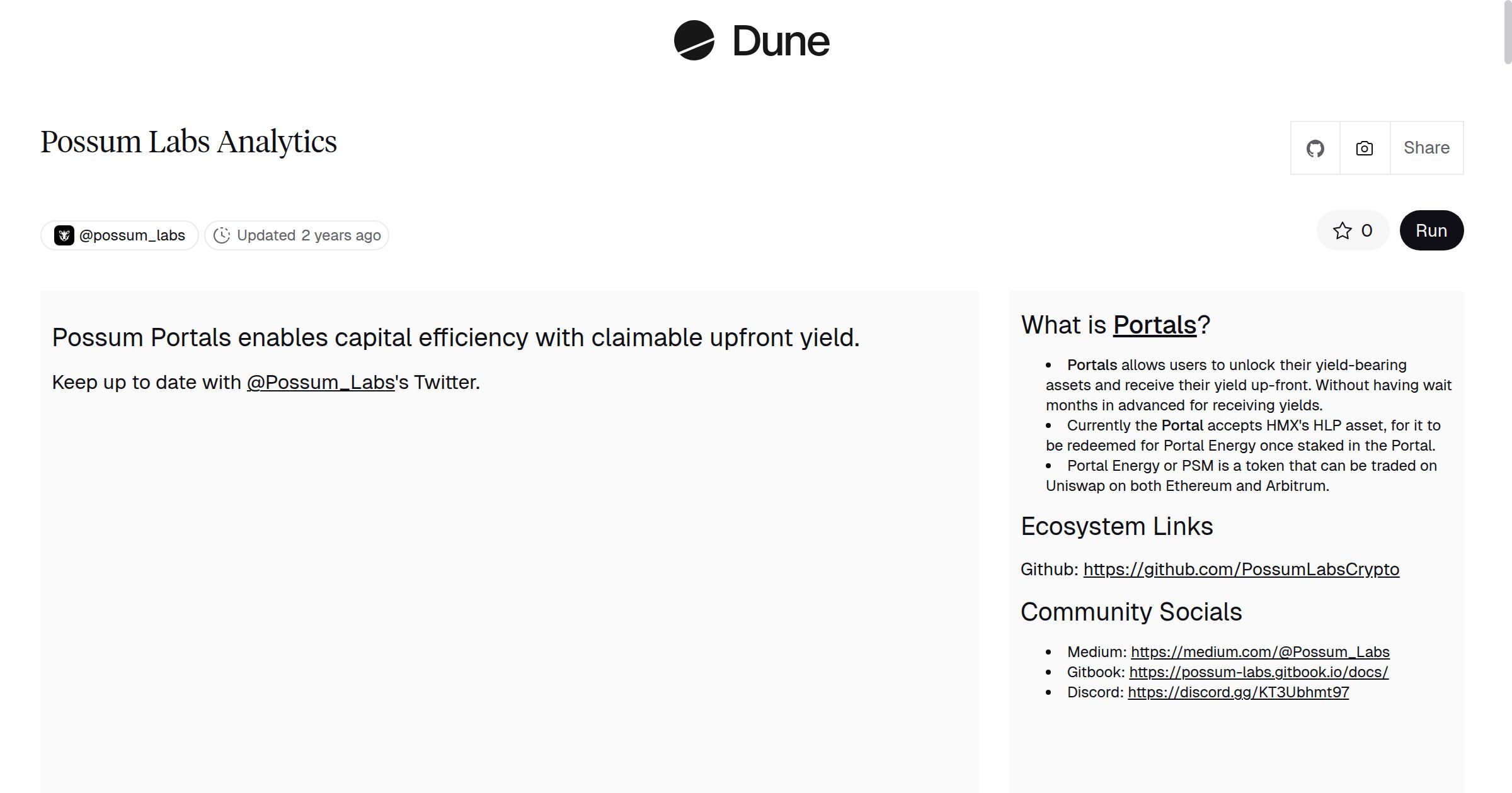 Possum Labs Analytics