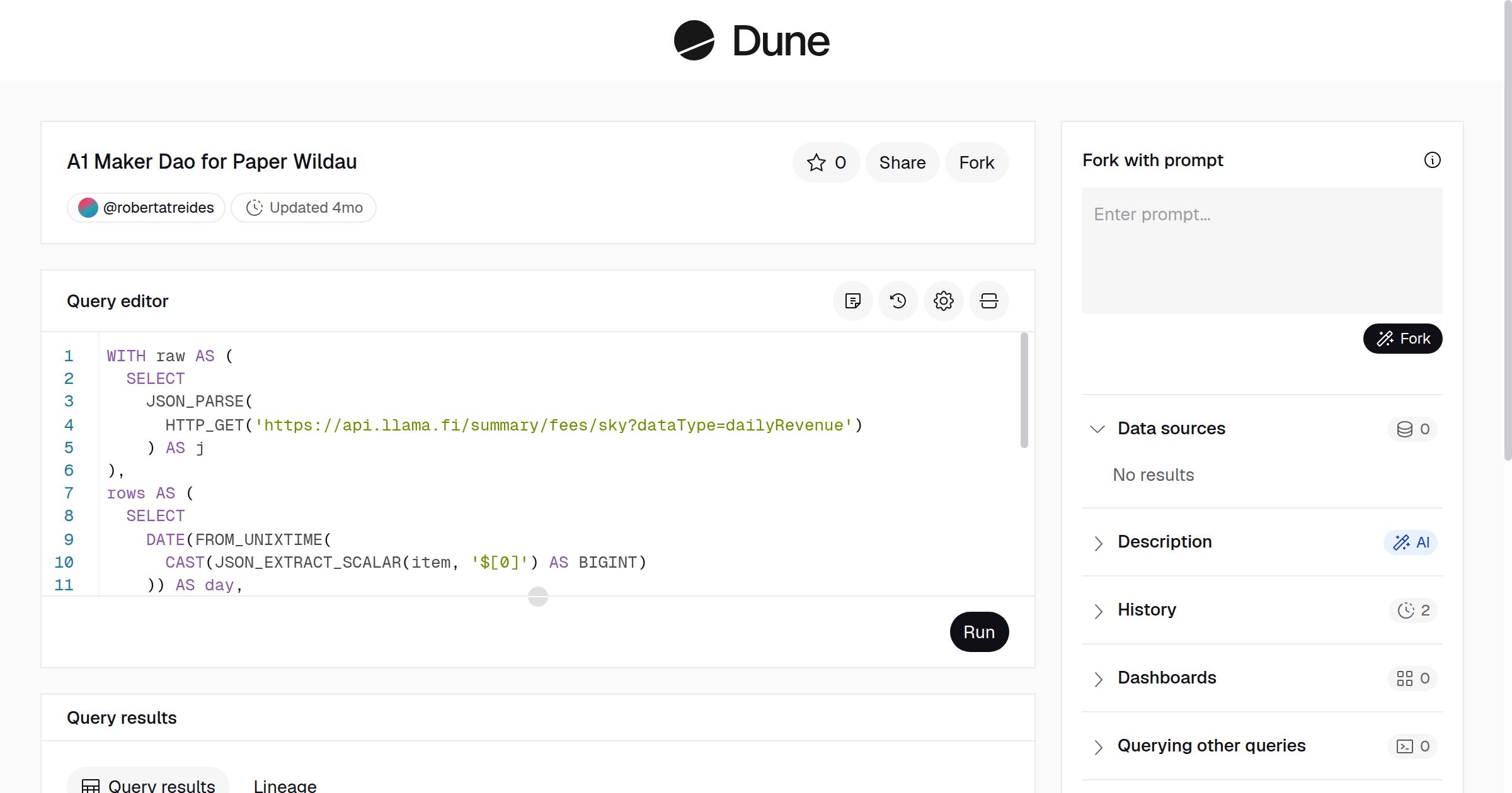 A1 Maker Dao for Paper Wildau | Dune