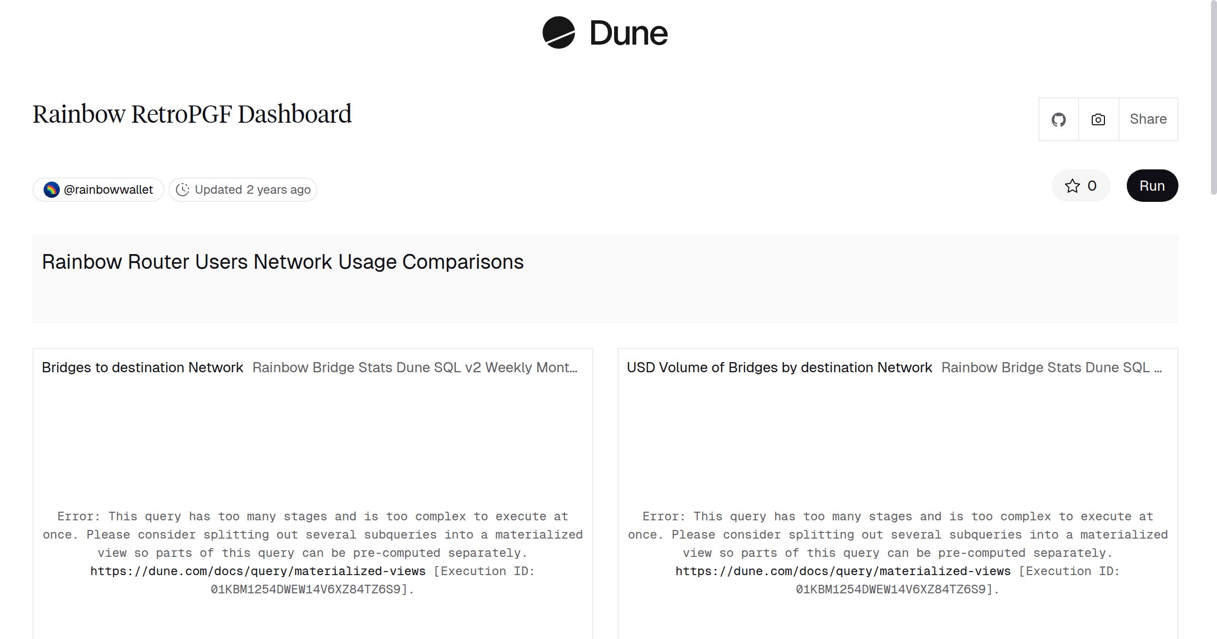 Rainbow RetroPGF Dashboard
