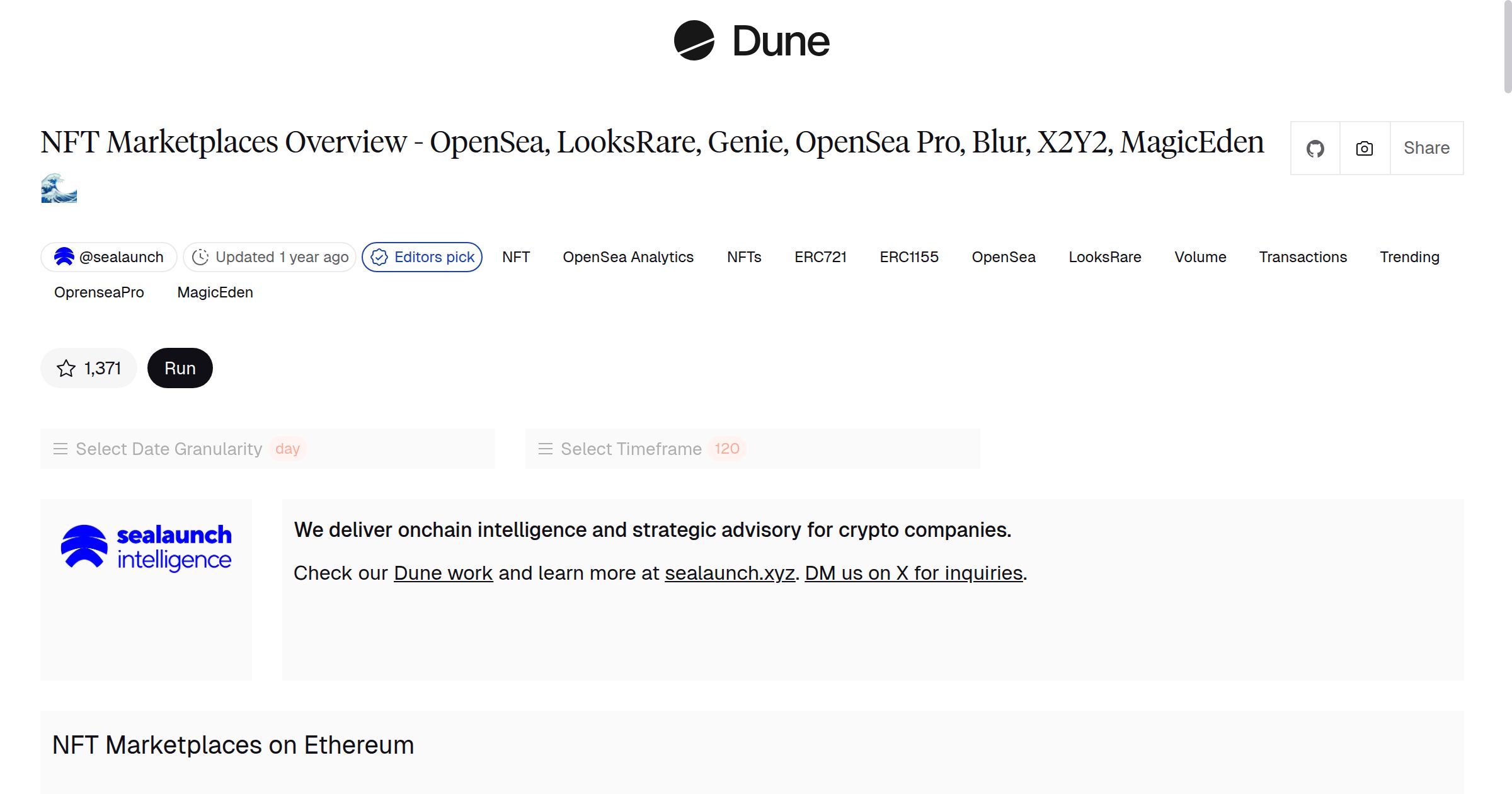 NFT Marketplaces Overview - OpenSea, LooksRare, Genie, OpenSea Pro, Blur, X2Y2, MagicEden 🌊