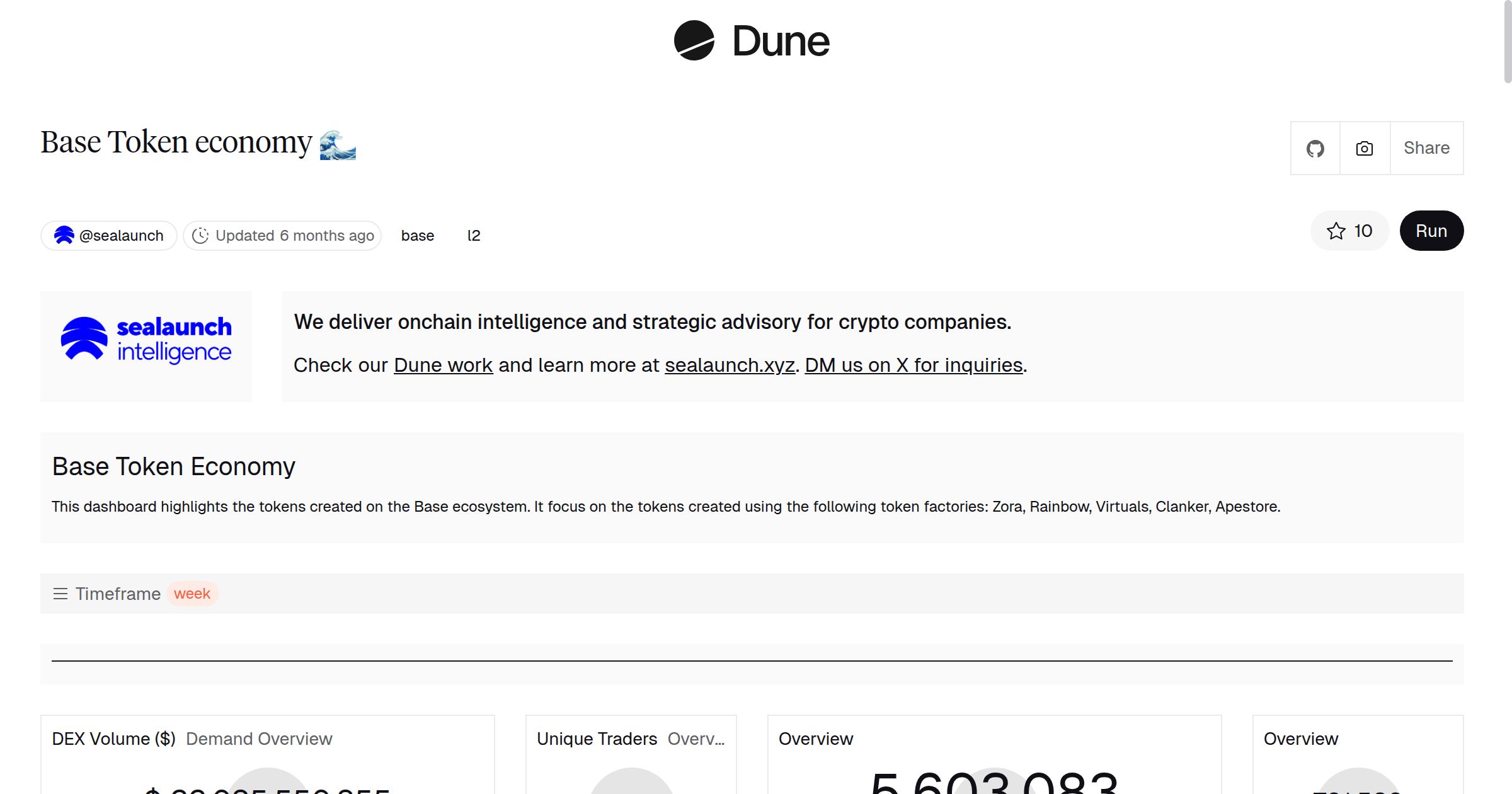 Base Token economy 🌊