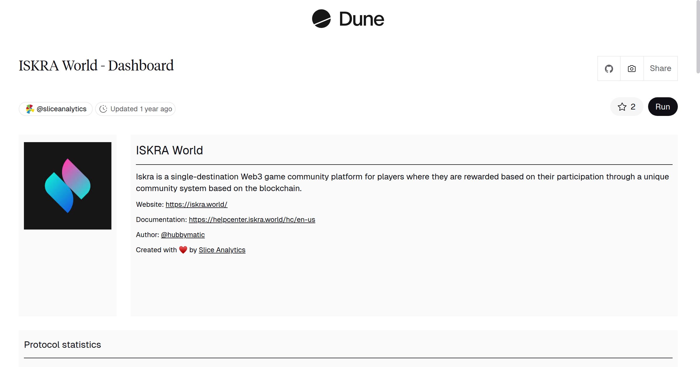 ISKRA World - Dashboard