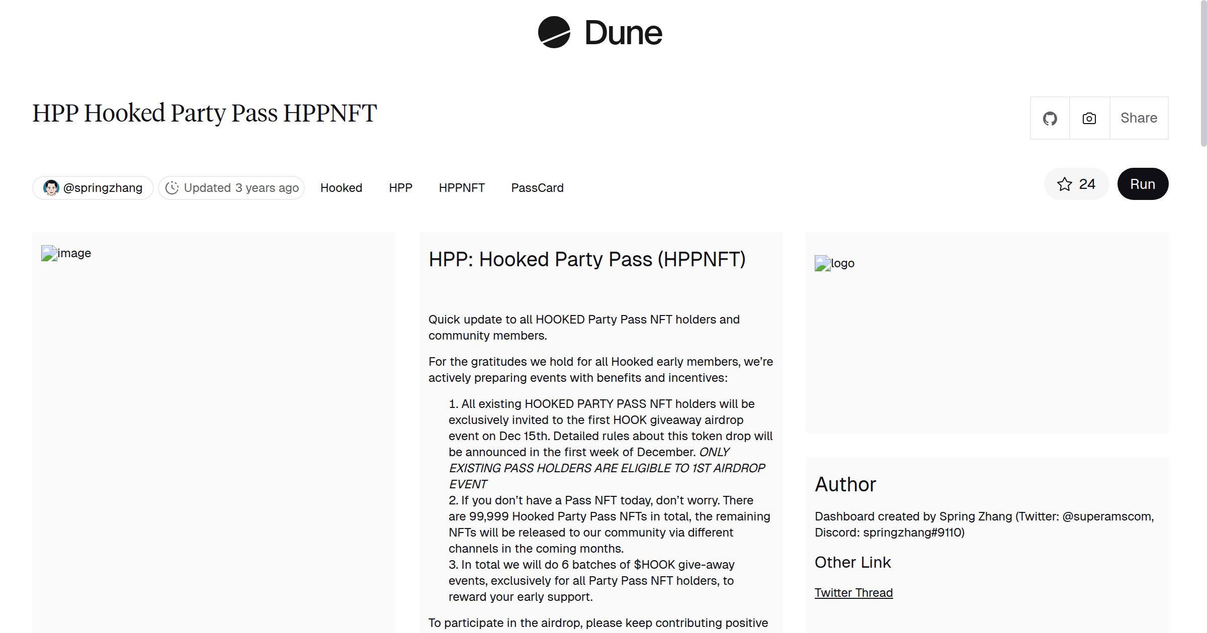 HPP Hooked Party Pass HPPNFT