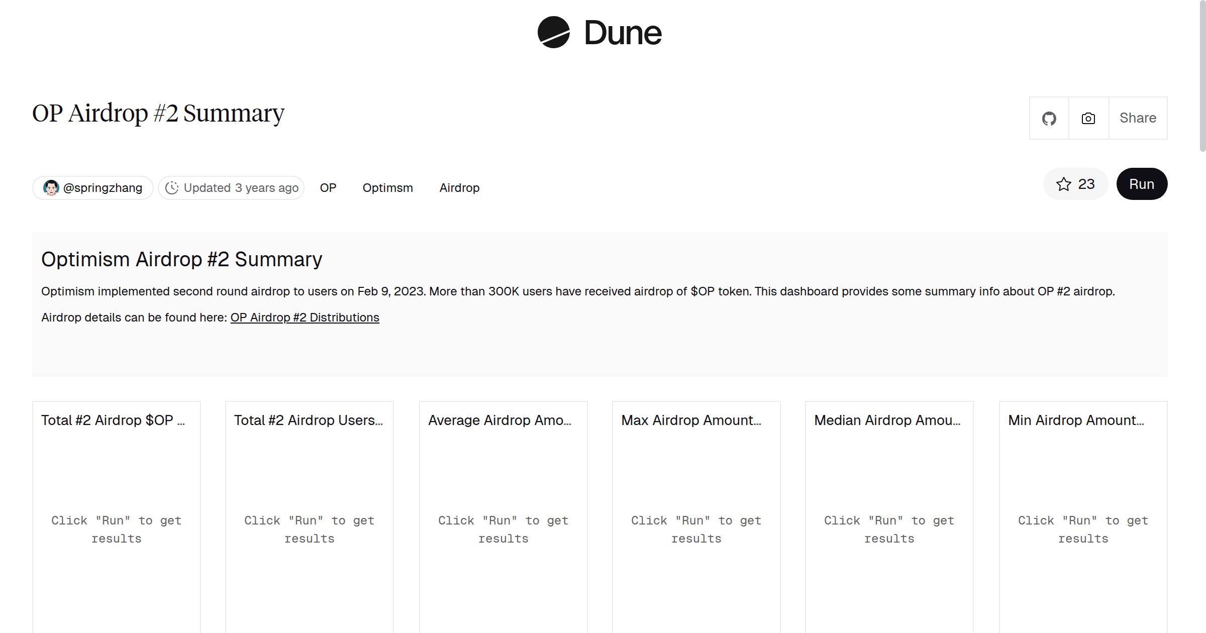 OP Airdrop #2 Summary