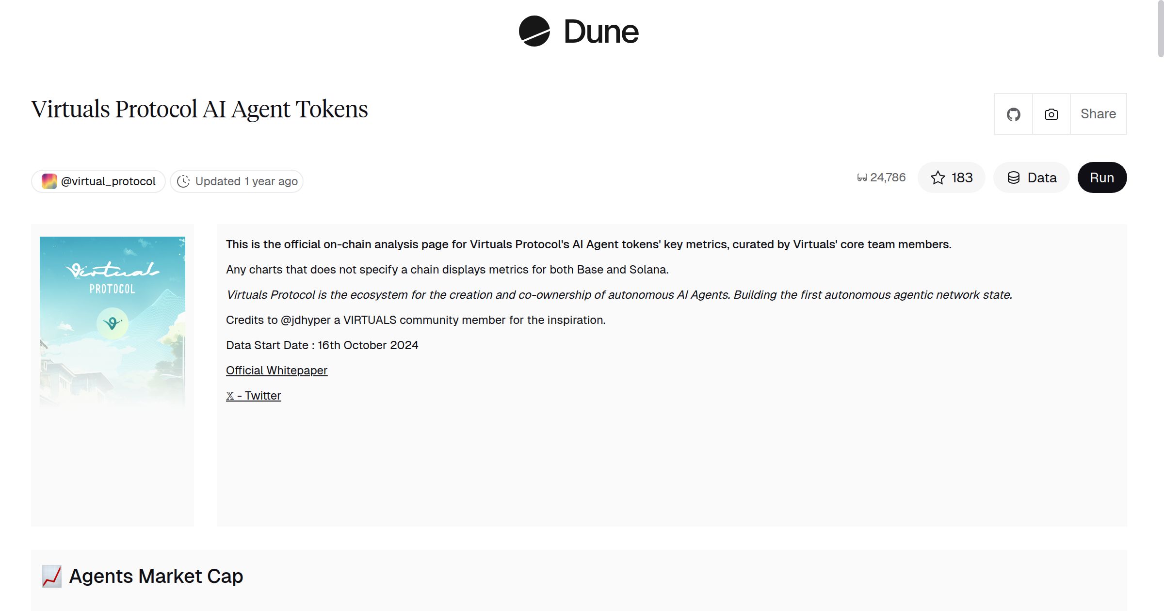 Virtuals Protocol AI Agent Tokens