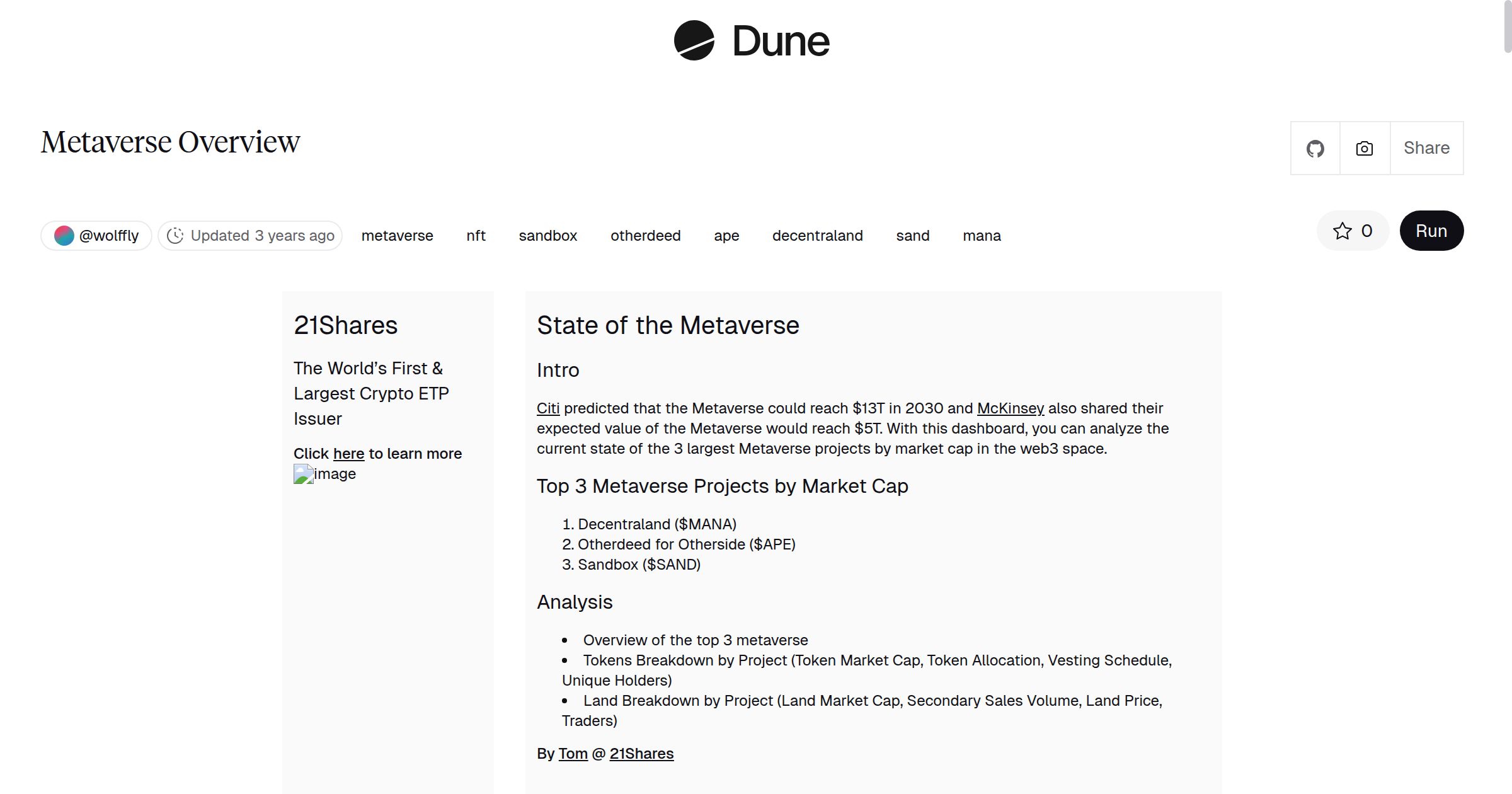 Metaverse Overview